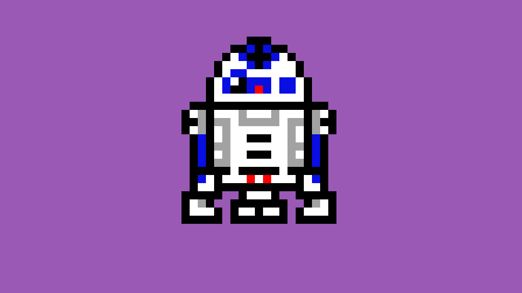 Editing R2-D2 - Free online pixel art drawing tool - Pixilart