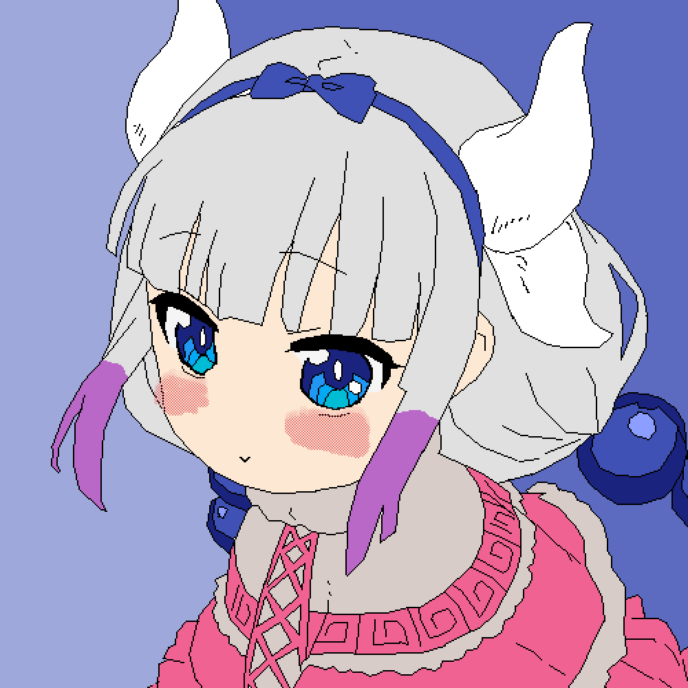 Editing kanna kamui - Free online pixel art drawing tool - Pixilart