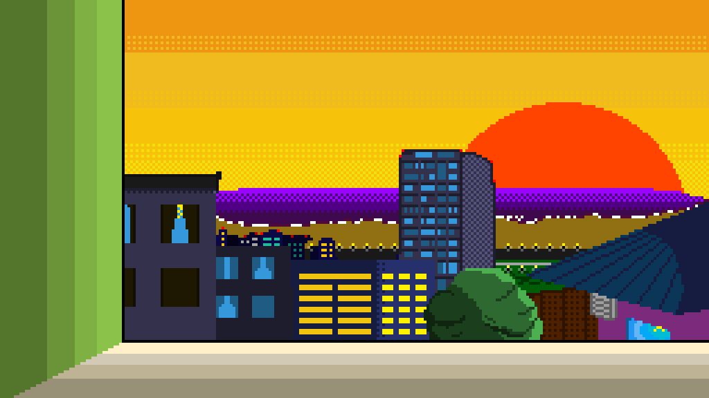 Pixilart - Pixel Sunset Incomplete by Royber
