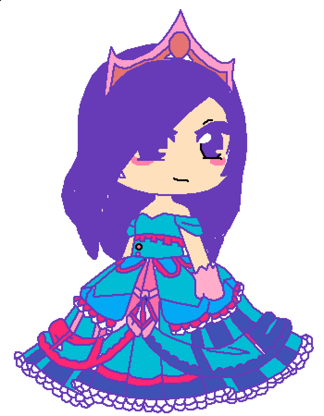 Pixilart - Princess by Cl0ud3sam777