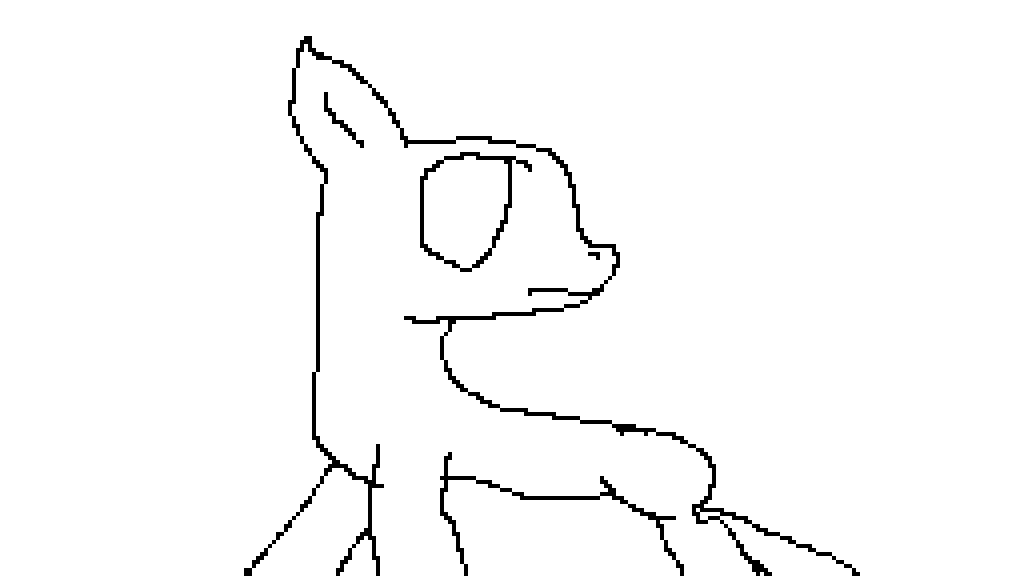 Editing my little pony base - Free online pixel art drawing tool - Pixilart