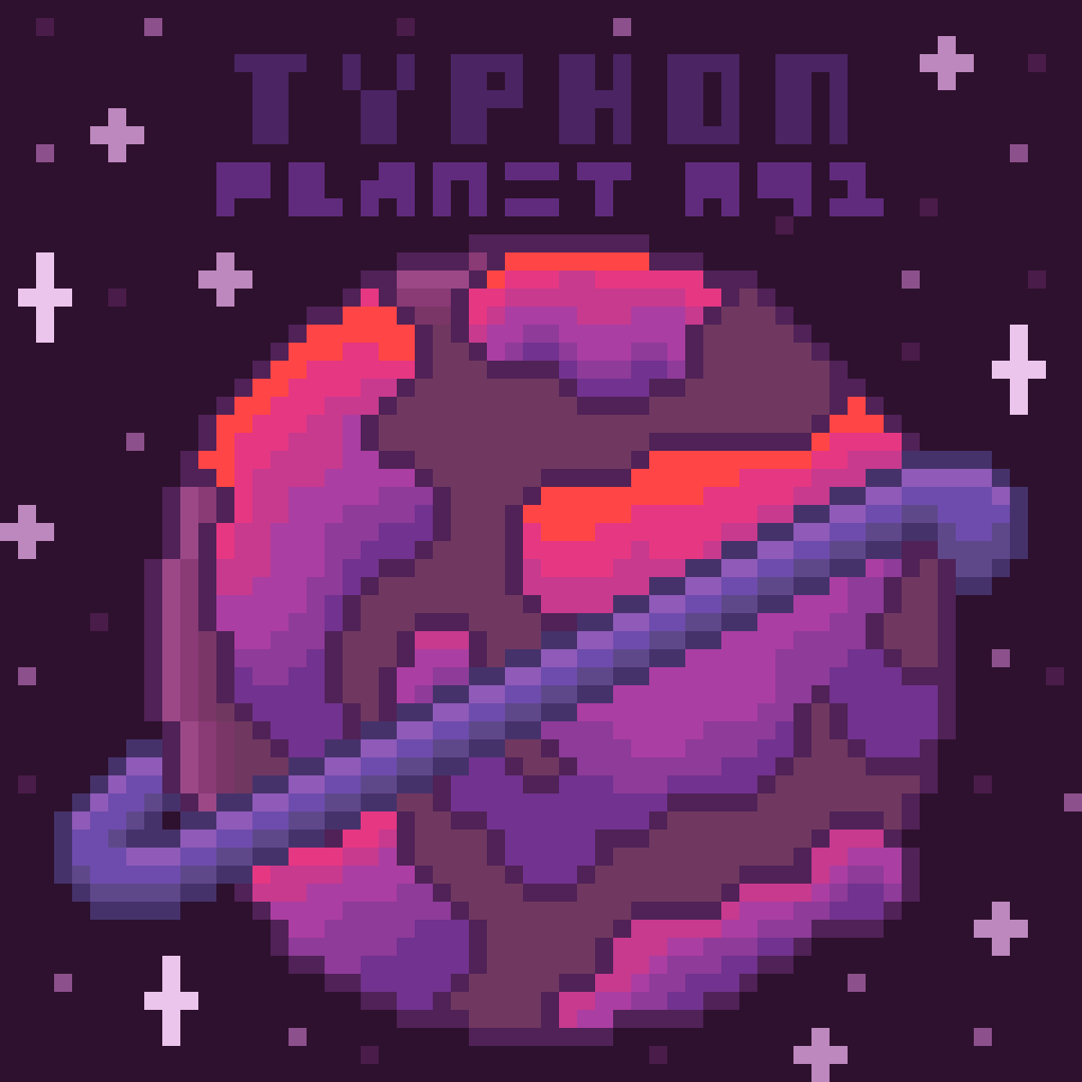Pixilart - TYPHON planet M91 by Dash-Draws
