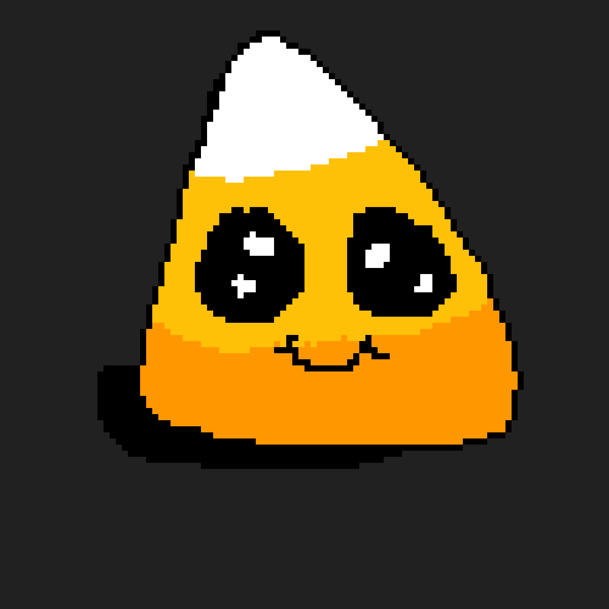 Pixilart - happy little candy corn by galaxy-kitten-6
