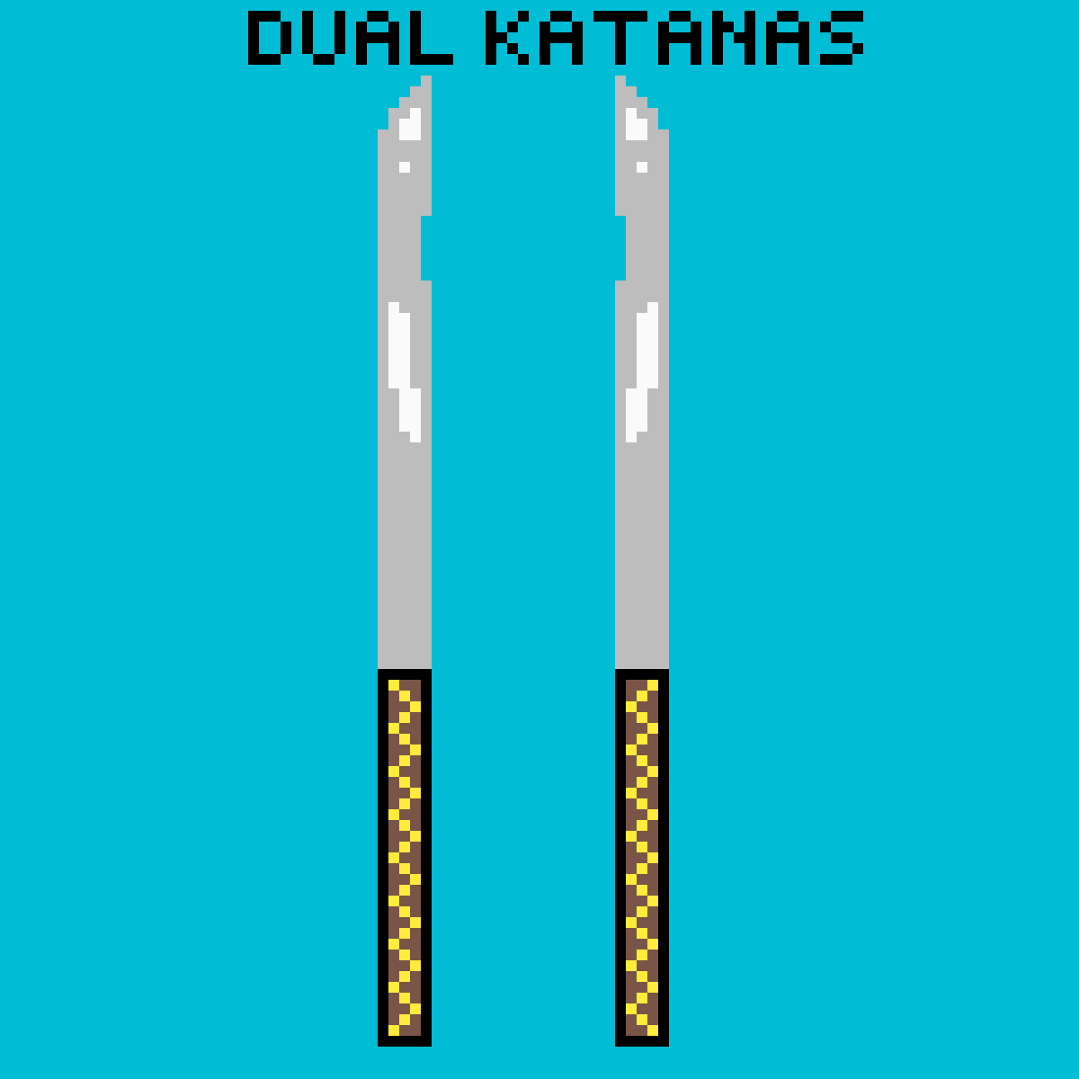 Pixilart - dual katanas by Tamo8002