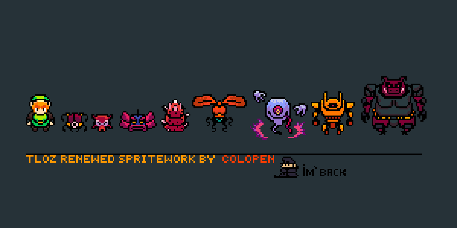 Pixilart - some tloz sprite remakes by Colopen