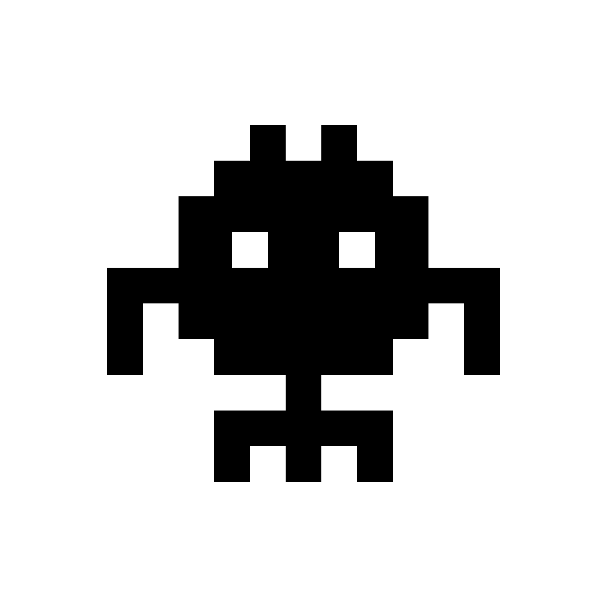 Pixilart - Invader (9) by NomoreGeo