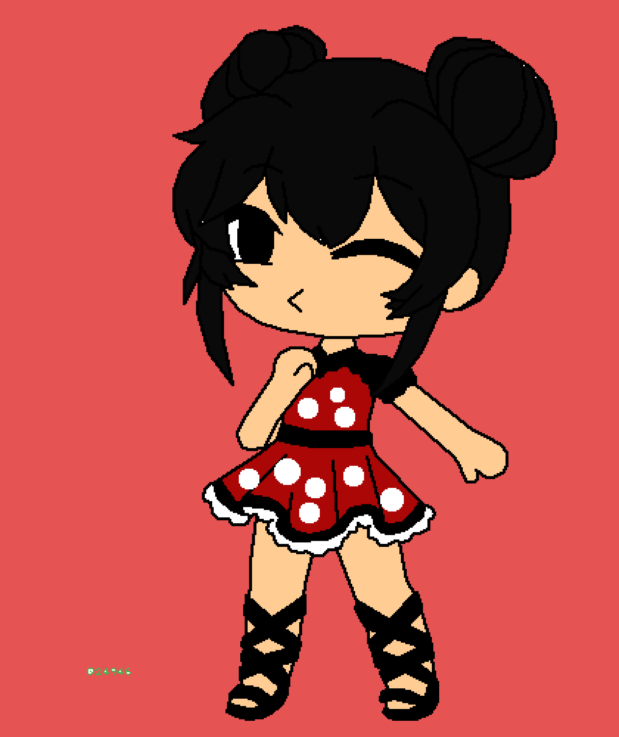 Edición Minnie Mouse - Herramienta gratuita de dibujo en línea de pixel ...