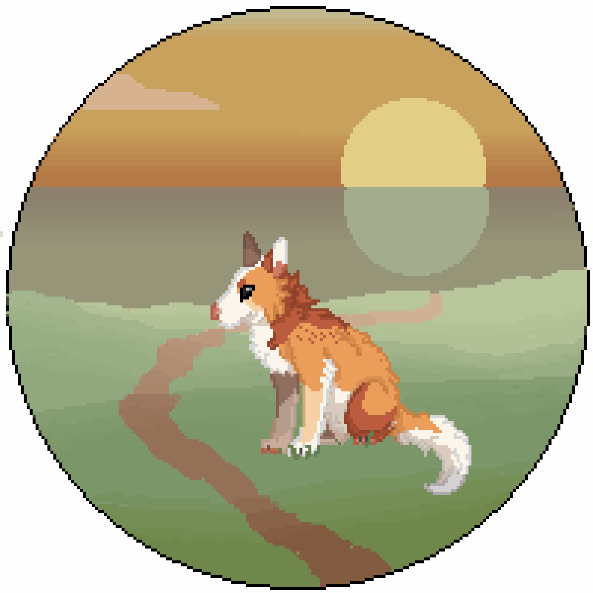 Pixilart - Sunset gif by IllusiveWyvern