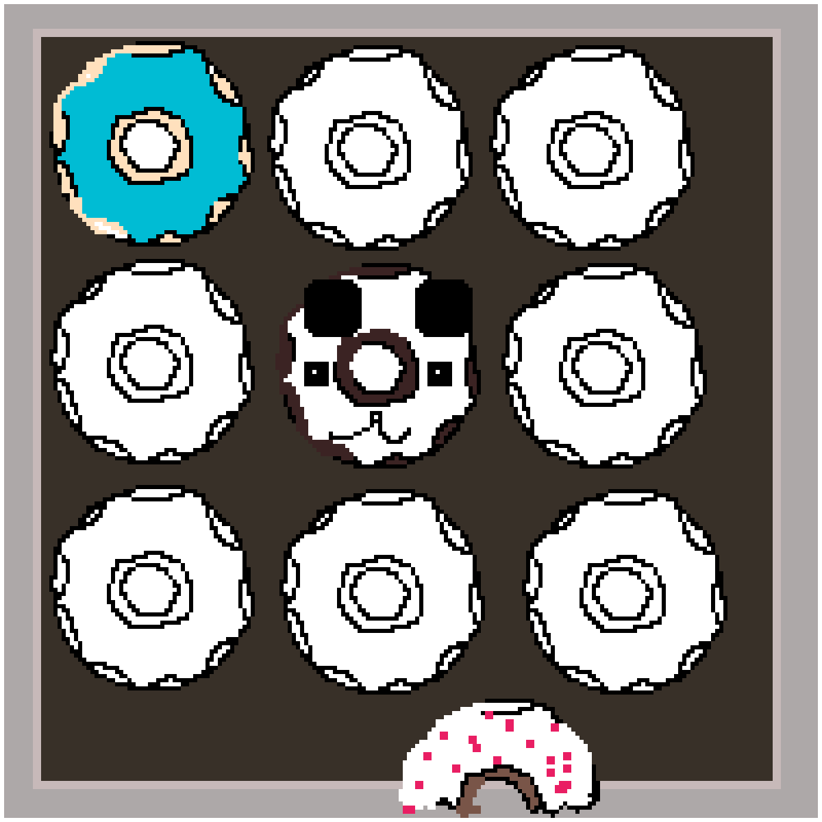 Editing donut collab - Free online pixel art drawing tool - Pixilart