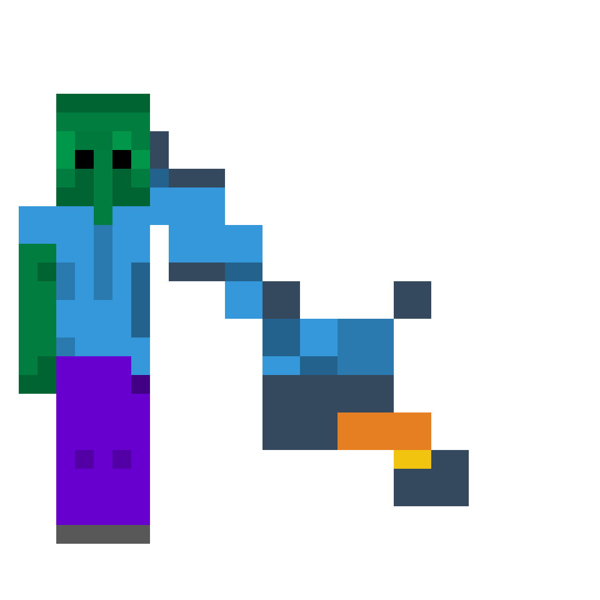 Pixilart - Sword Killing Zombie but by Clifforburfor