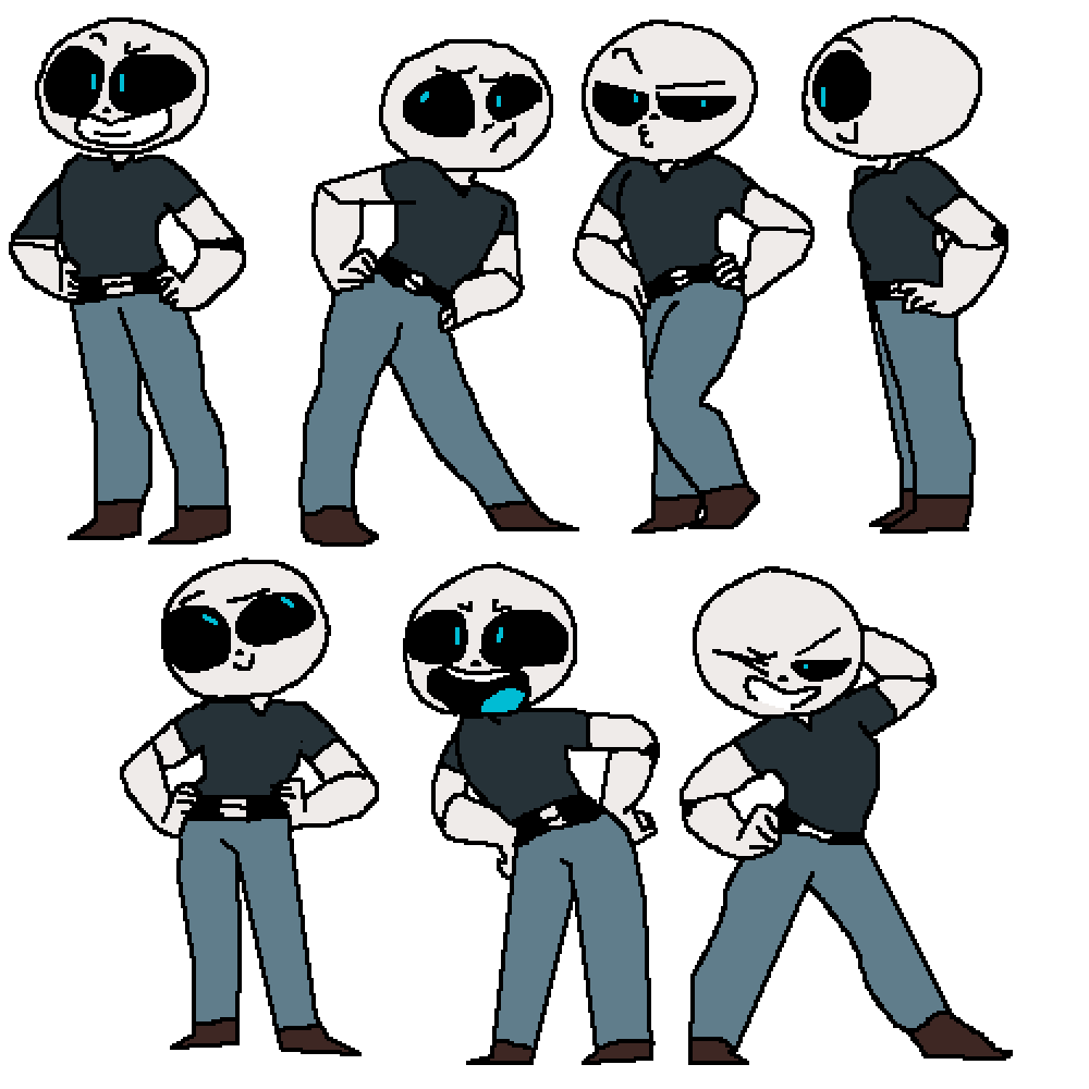 Pixilart - New skeleton OC by BoomsStrike