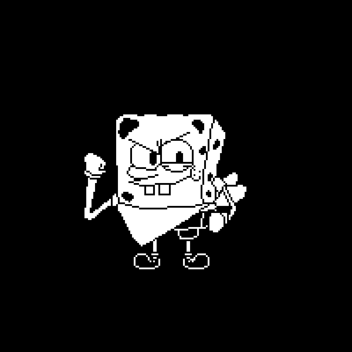 Pixilart - Spongetale Spongebob by Script-Sage