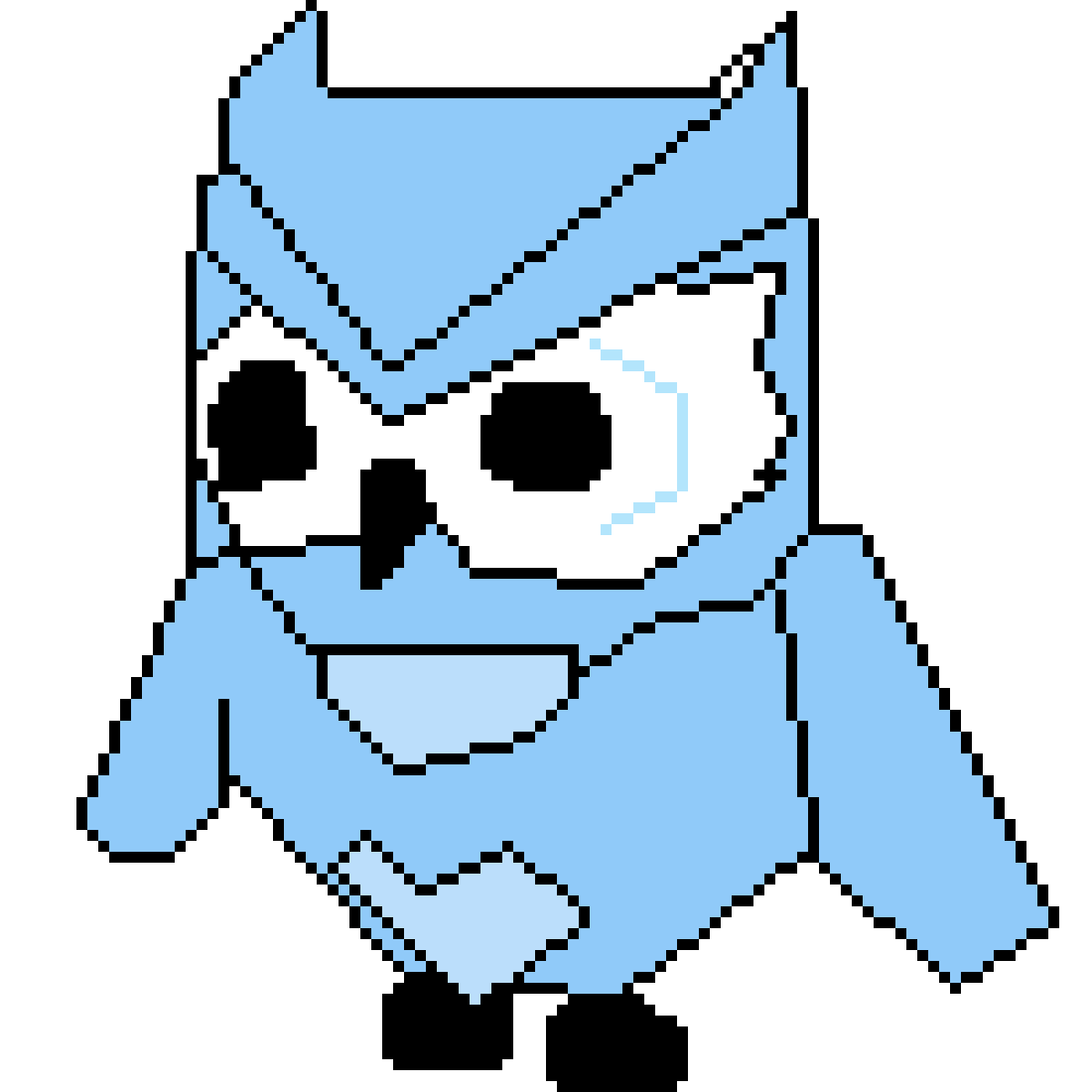 Editing Snow Owl - Free online pixel art drawing tool - Pixilart