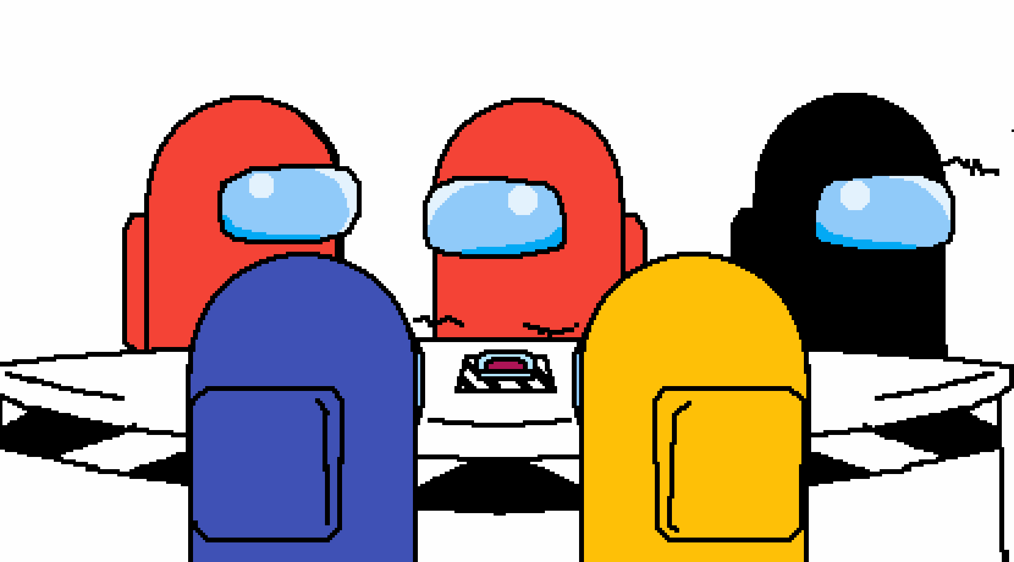 Pixilart - Red is the imposter by Pixel-Knight-II
