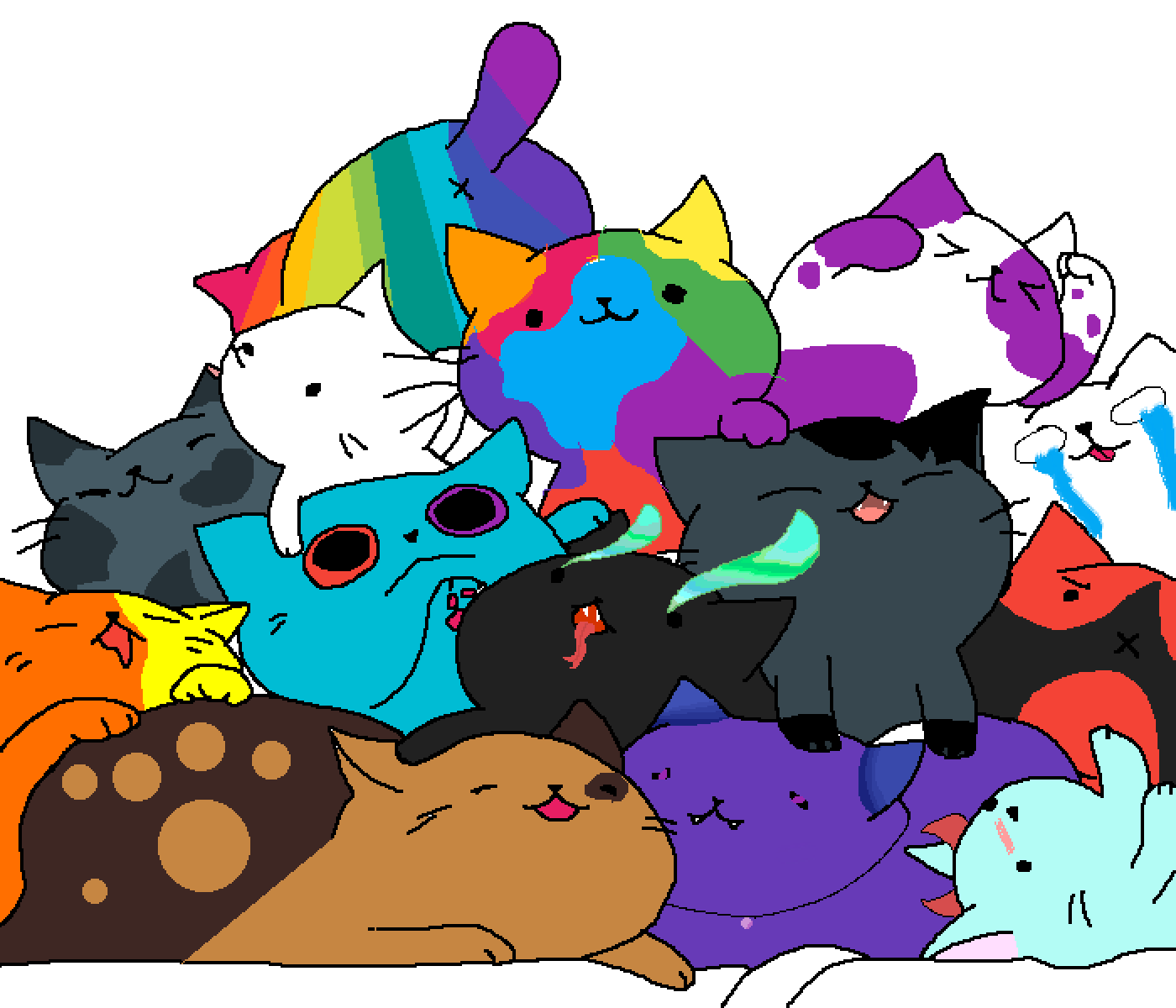 Editing meow - Free online pixel art drawing tool - Pixilart