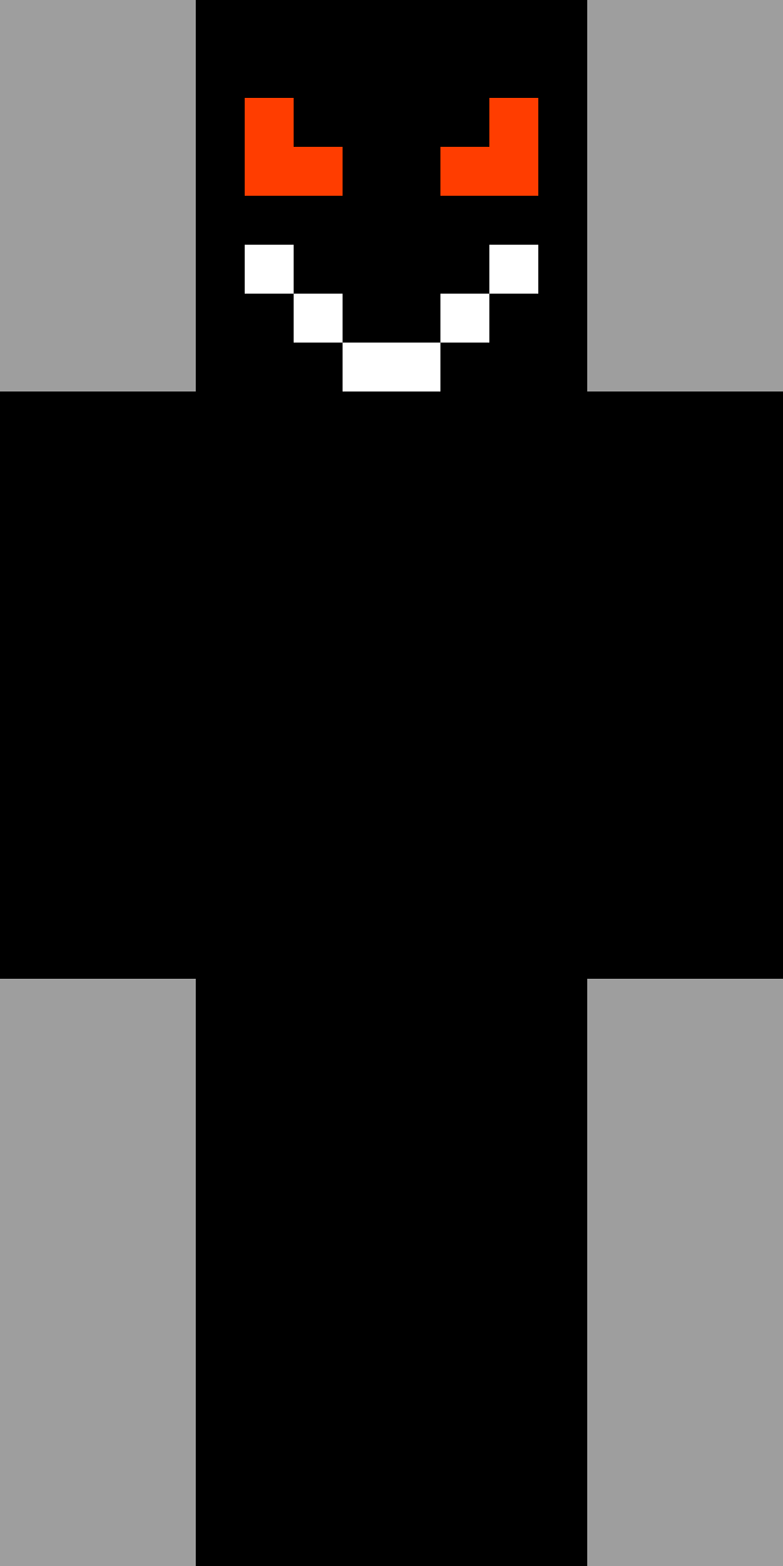 Pixilart - Creepy Minecraft skin by minecrfafter01