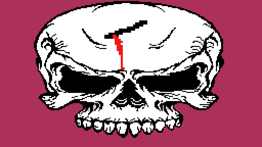 Pixilart - SKUl ? by DarkMoon-Brute