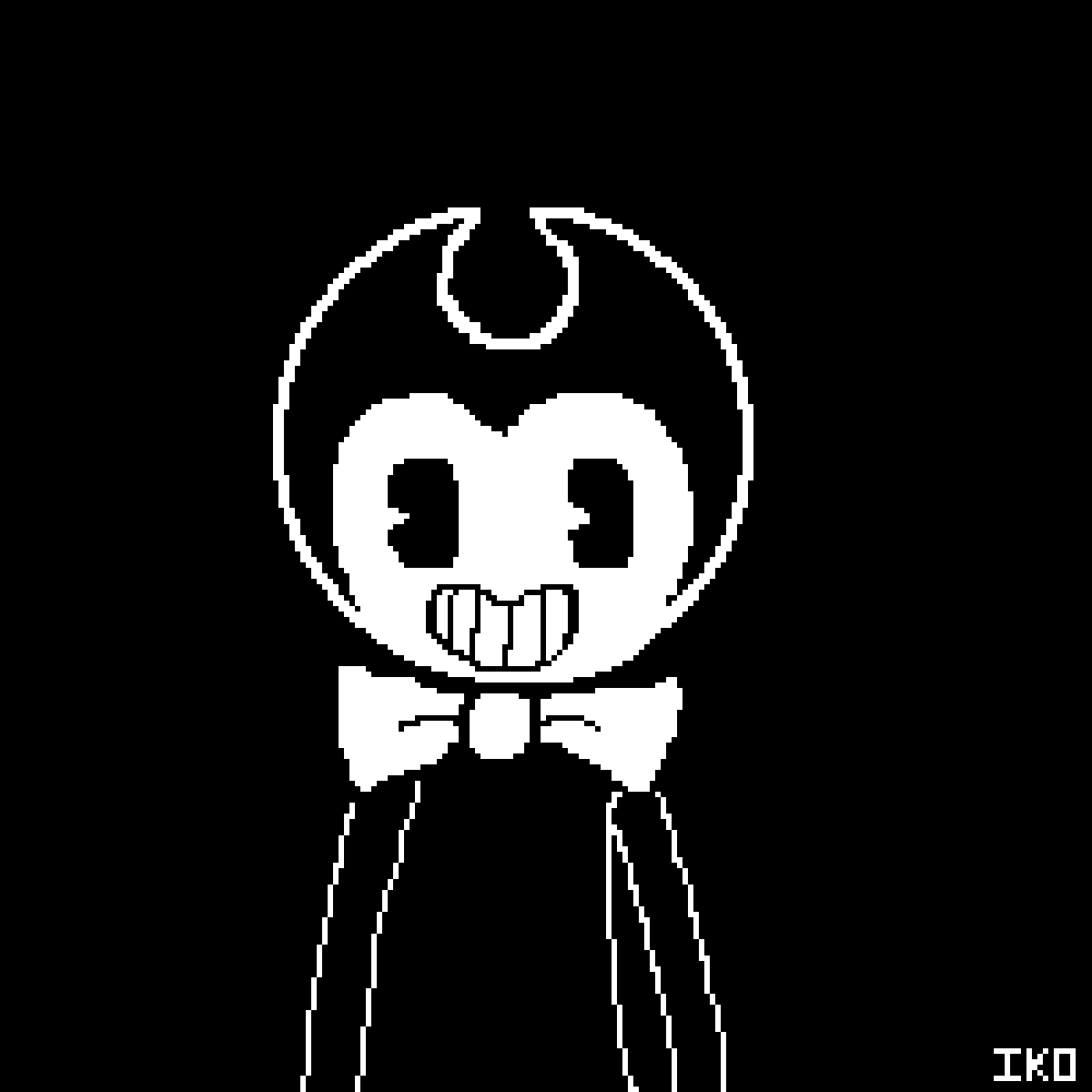 Pixilart - Bendy Undertale Sprite by PinkBandaidArt
