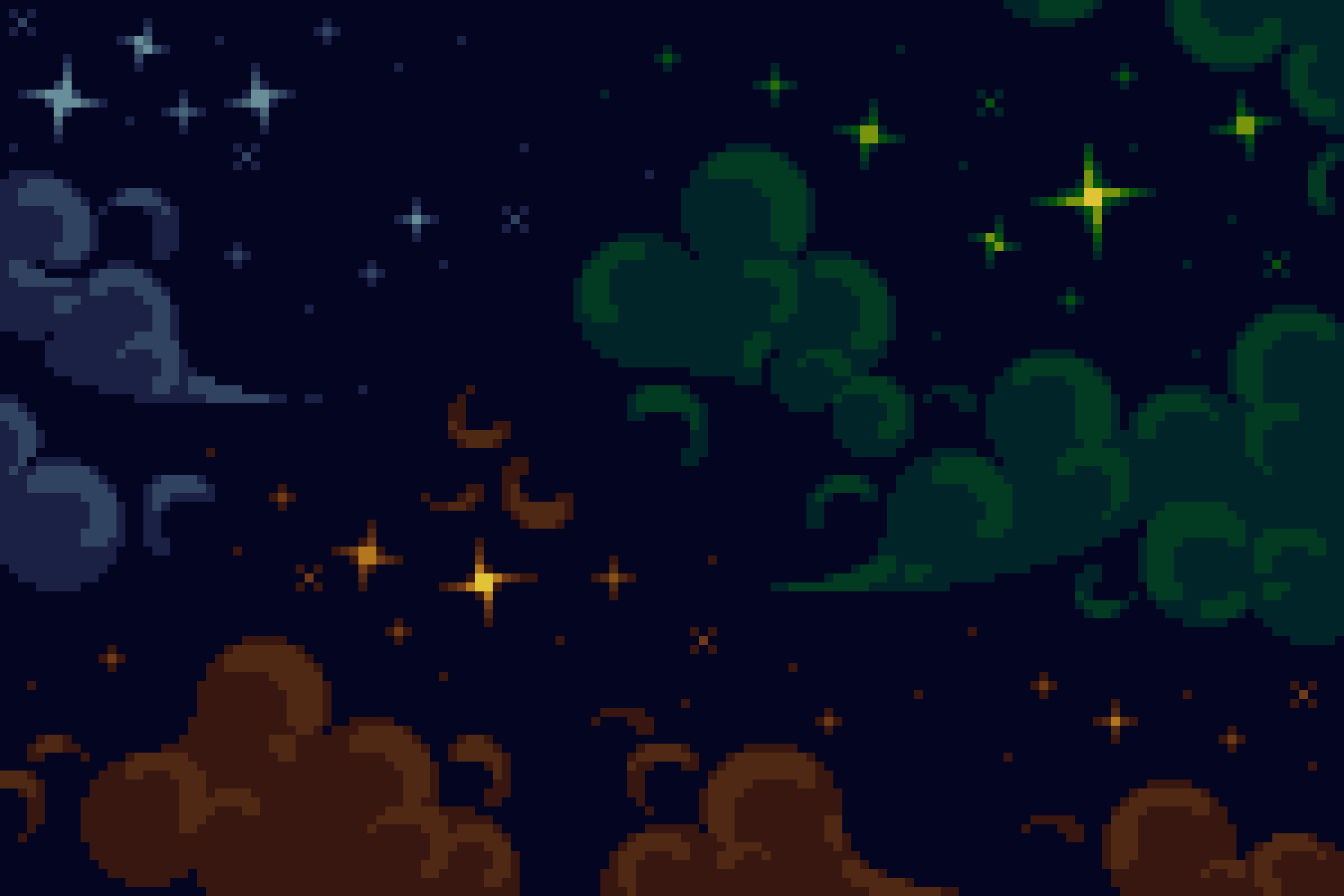 4 Bit Forest Palette - Pixilart