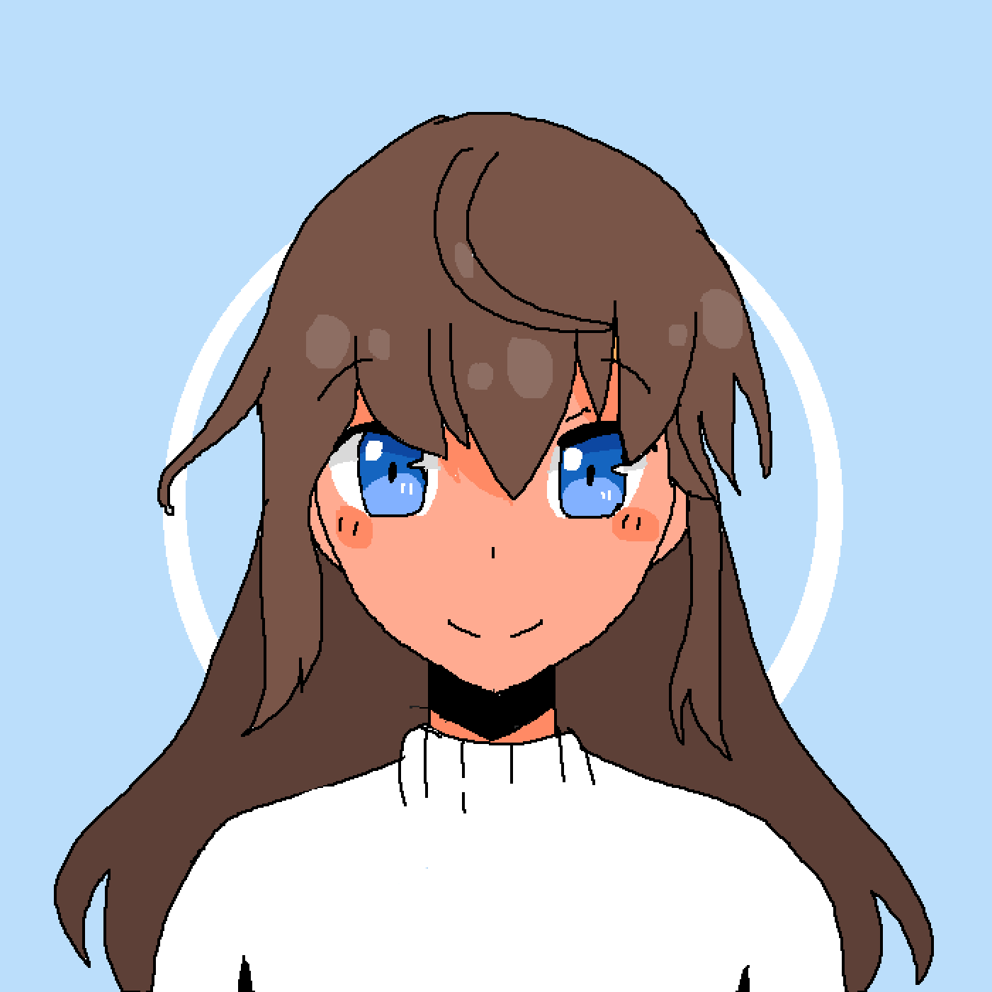 Pixilart - Anime Pfp Base by Anime-Grill-00