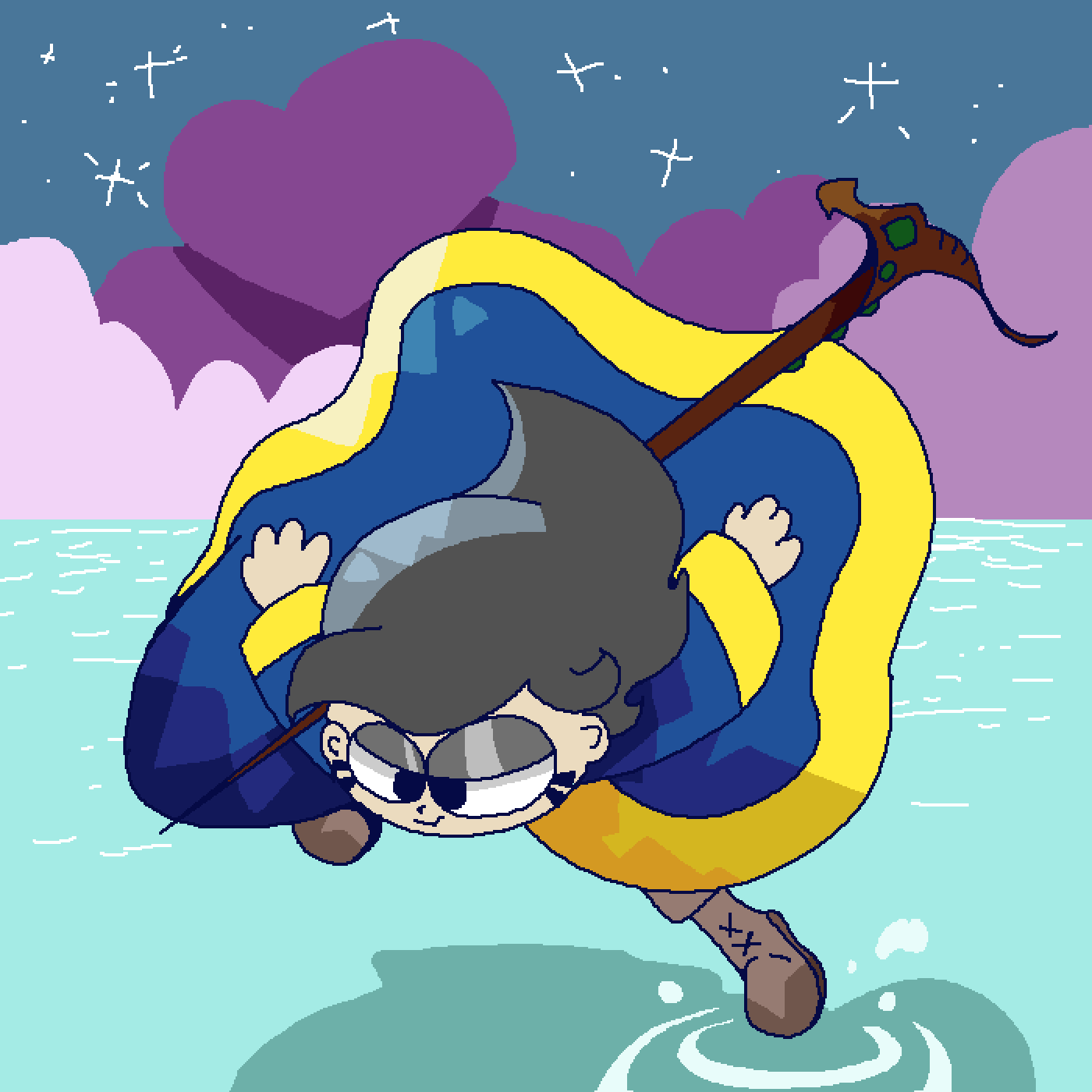 Pixilart - Witch ninja thing by Sixel