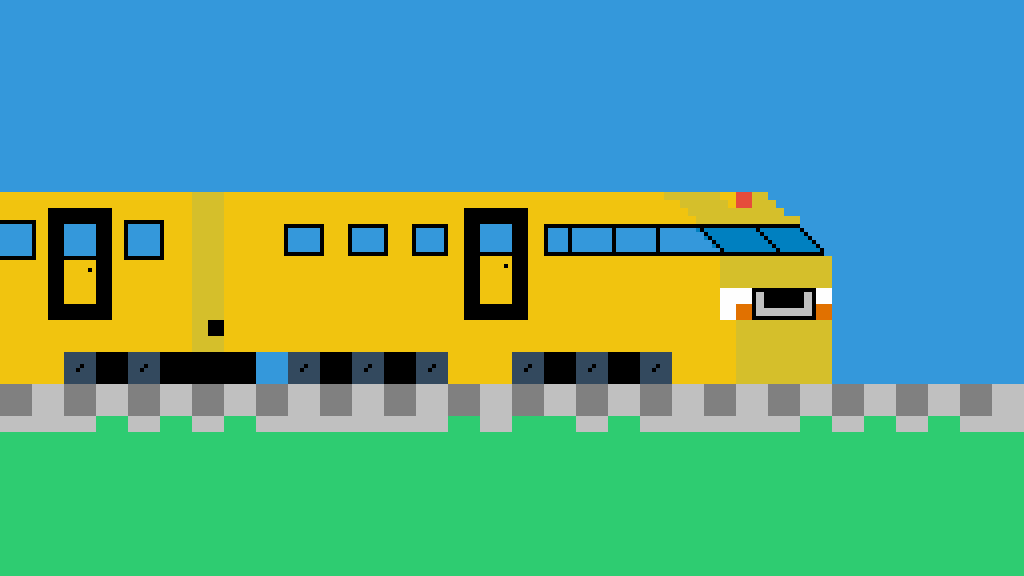 Pixilart - a train by redflamexfire
