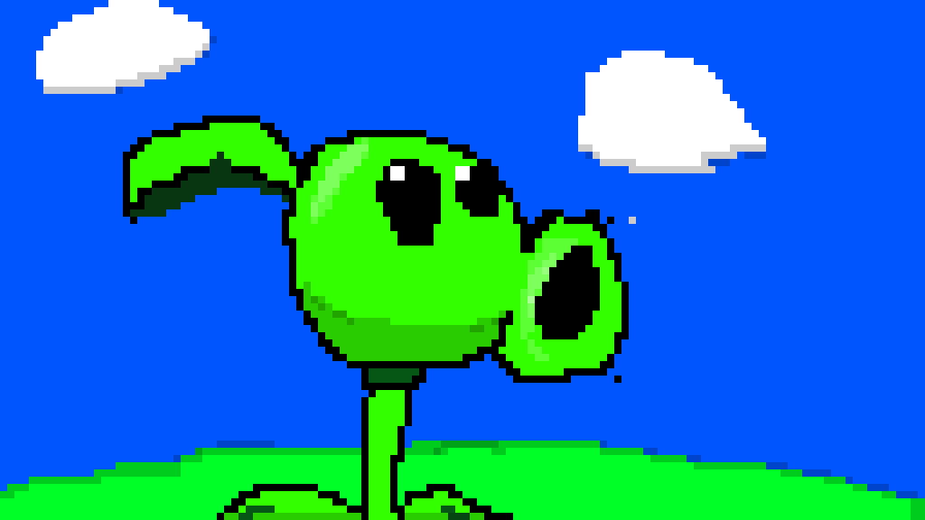 Pixilart - pea shooter by XLR68