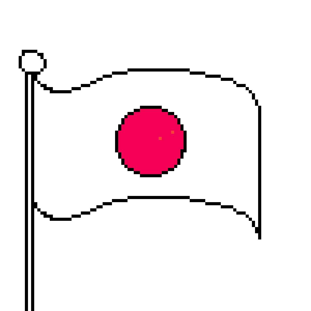 Editing Japan Flag - Free online pixel art drawing tool - Pixilart