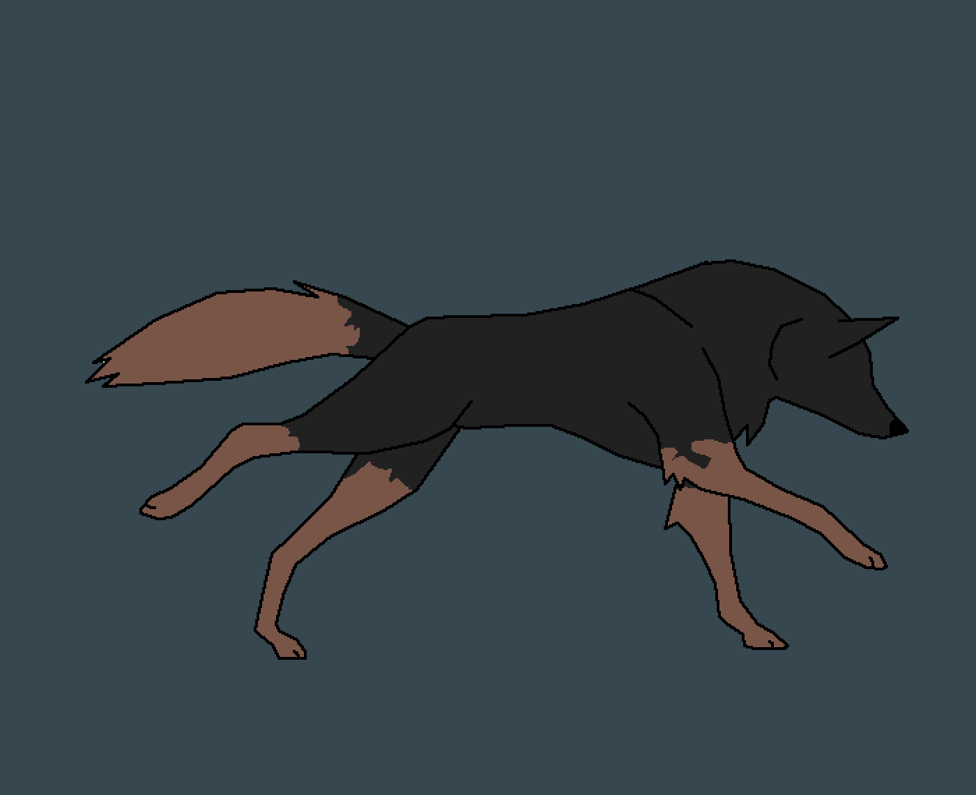 Pixilart - Grey wolf by hearty-angels