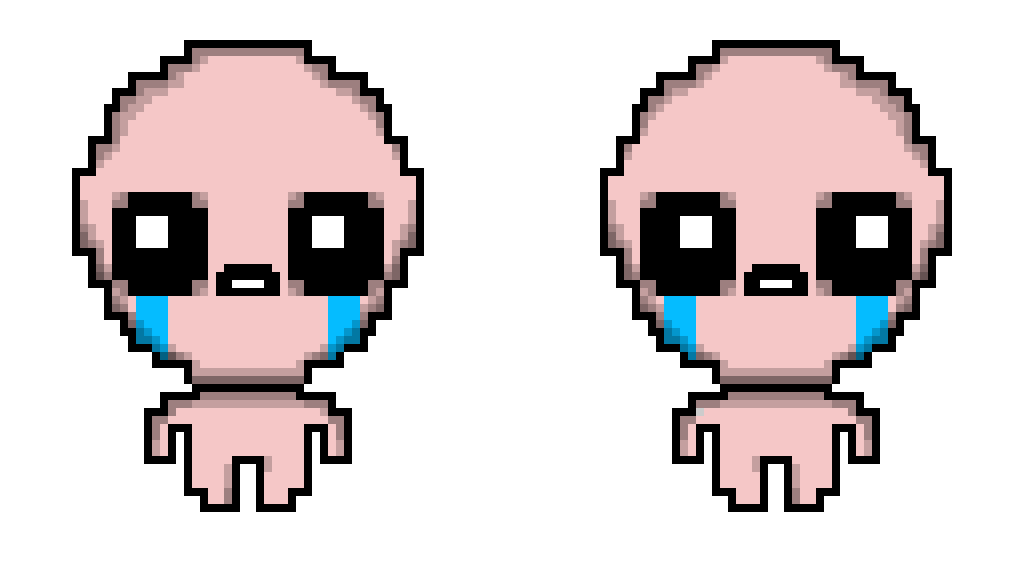 Pixilart - Isaac (Binding of Isaac) by Ace258
