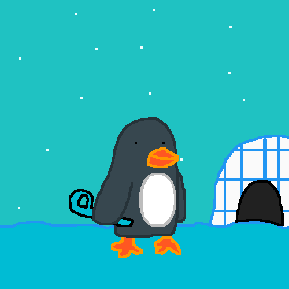 Pixilart - penguin challenge by Amoogus-sus