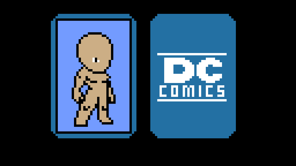 Editing DC Comics Cards Female Template - Free online pixel art drawing ...