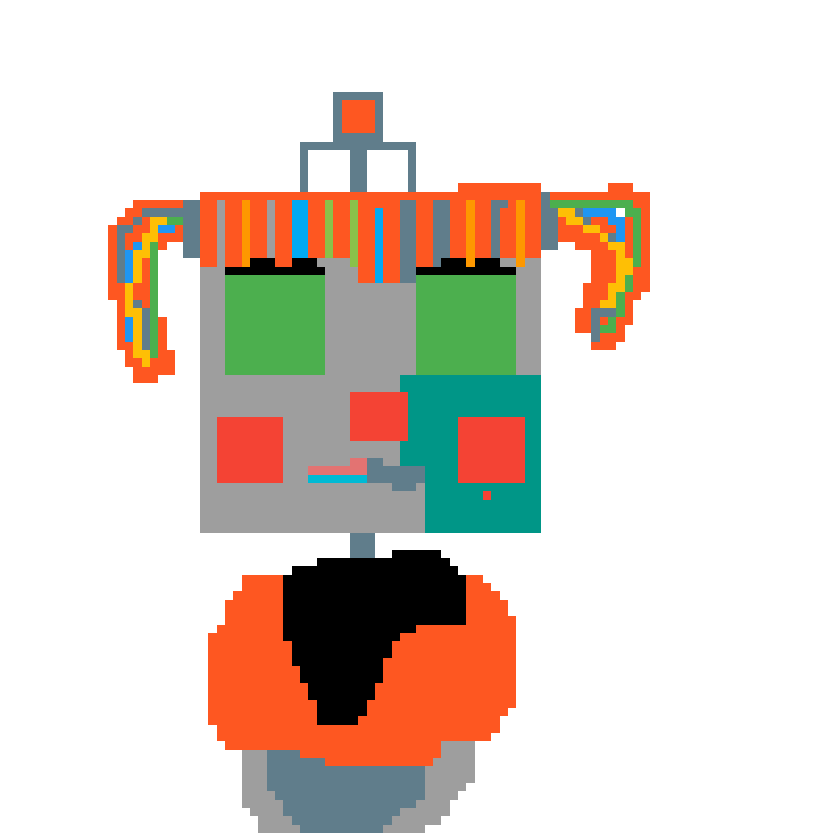Pixilart - Minigame Scrap baby (Updated) by Tangy-Tangerine