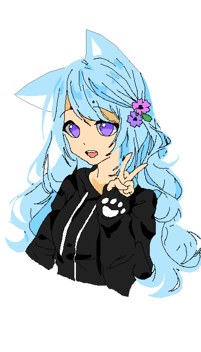 Editing Wolf Grl - Free online pixel art drawing tool - Pixilart