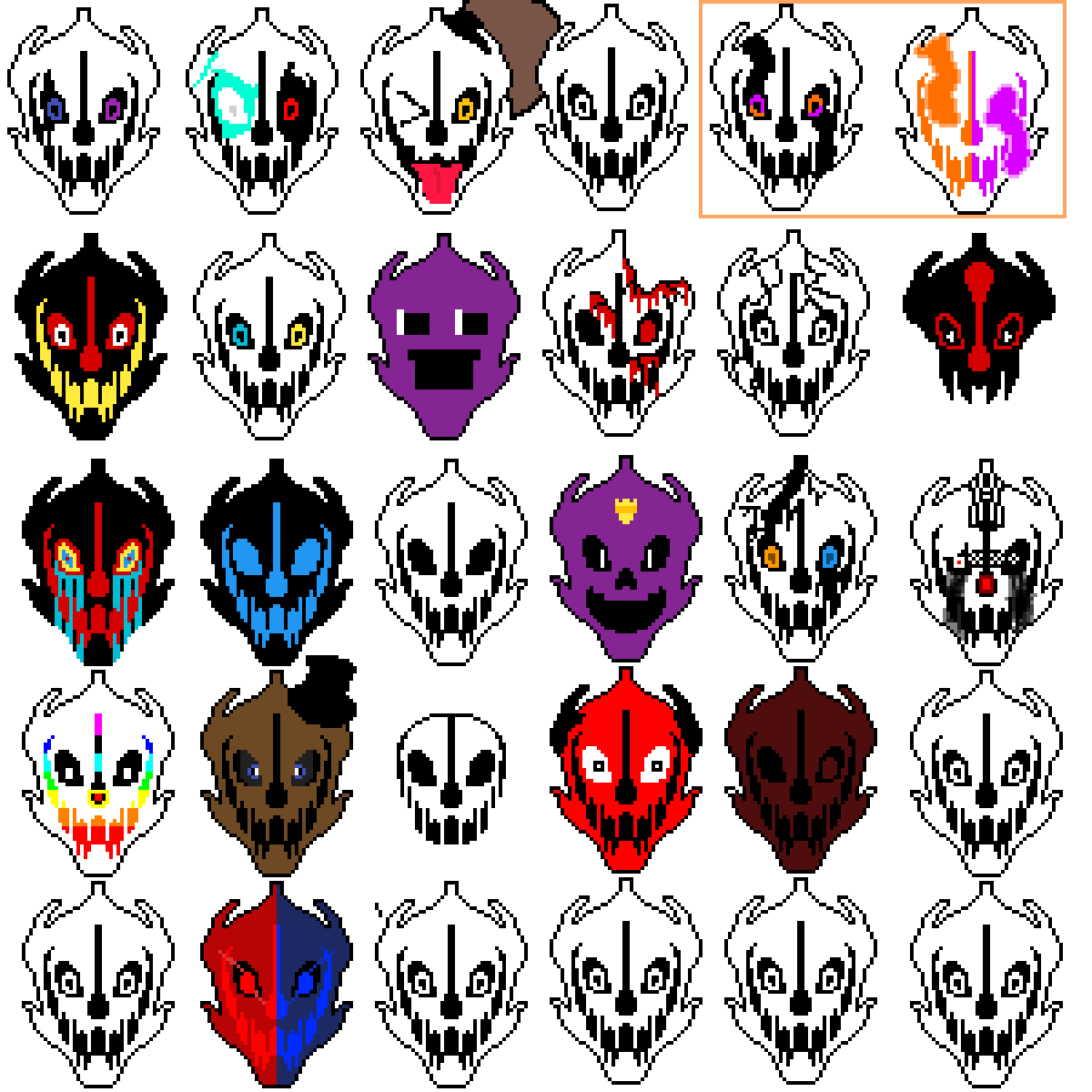 Edición mack a gaster blaster - Herramienta gratuita de dibujo en línea ...