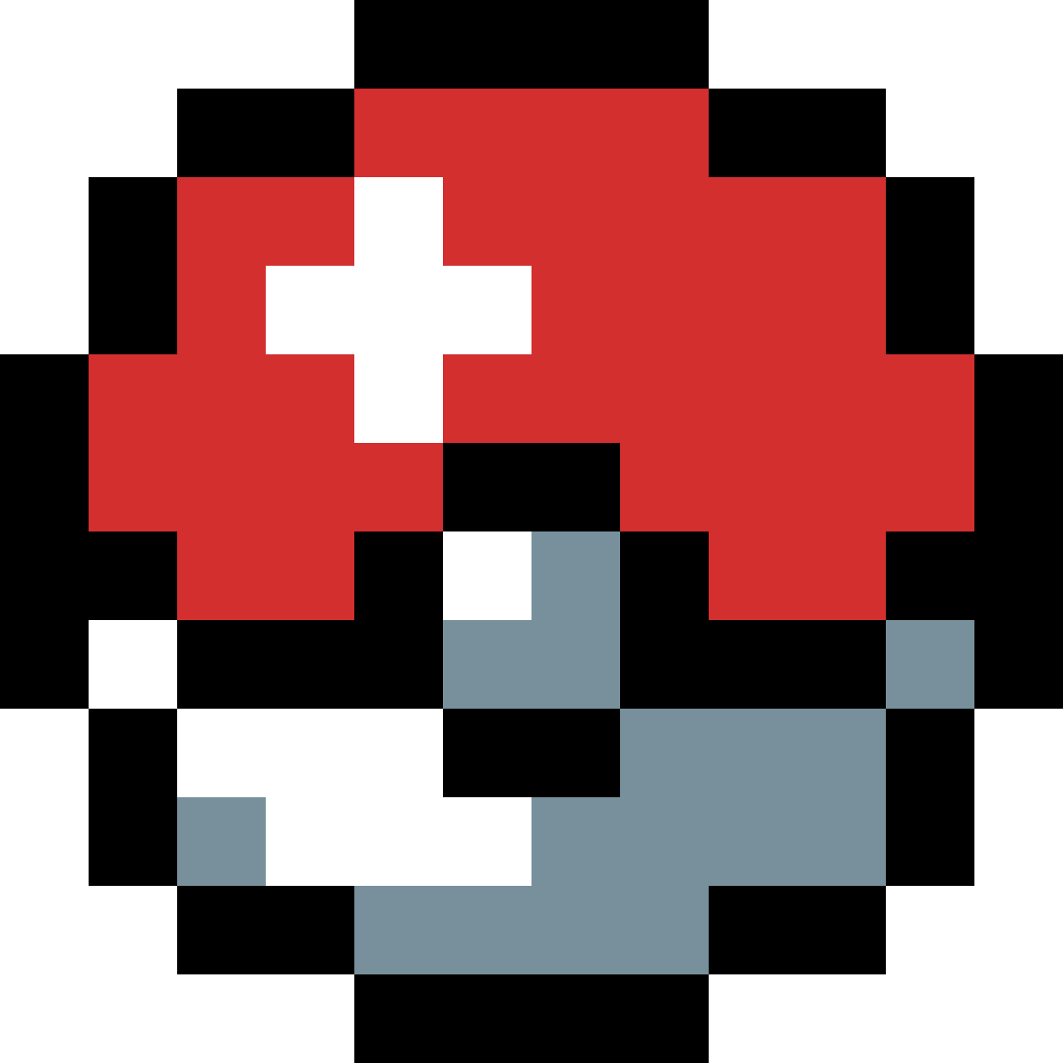 Pixilart - pokemon ball by WBGA34