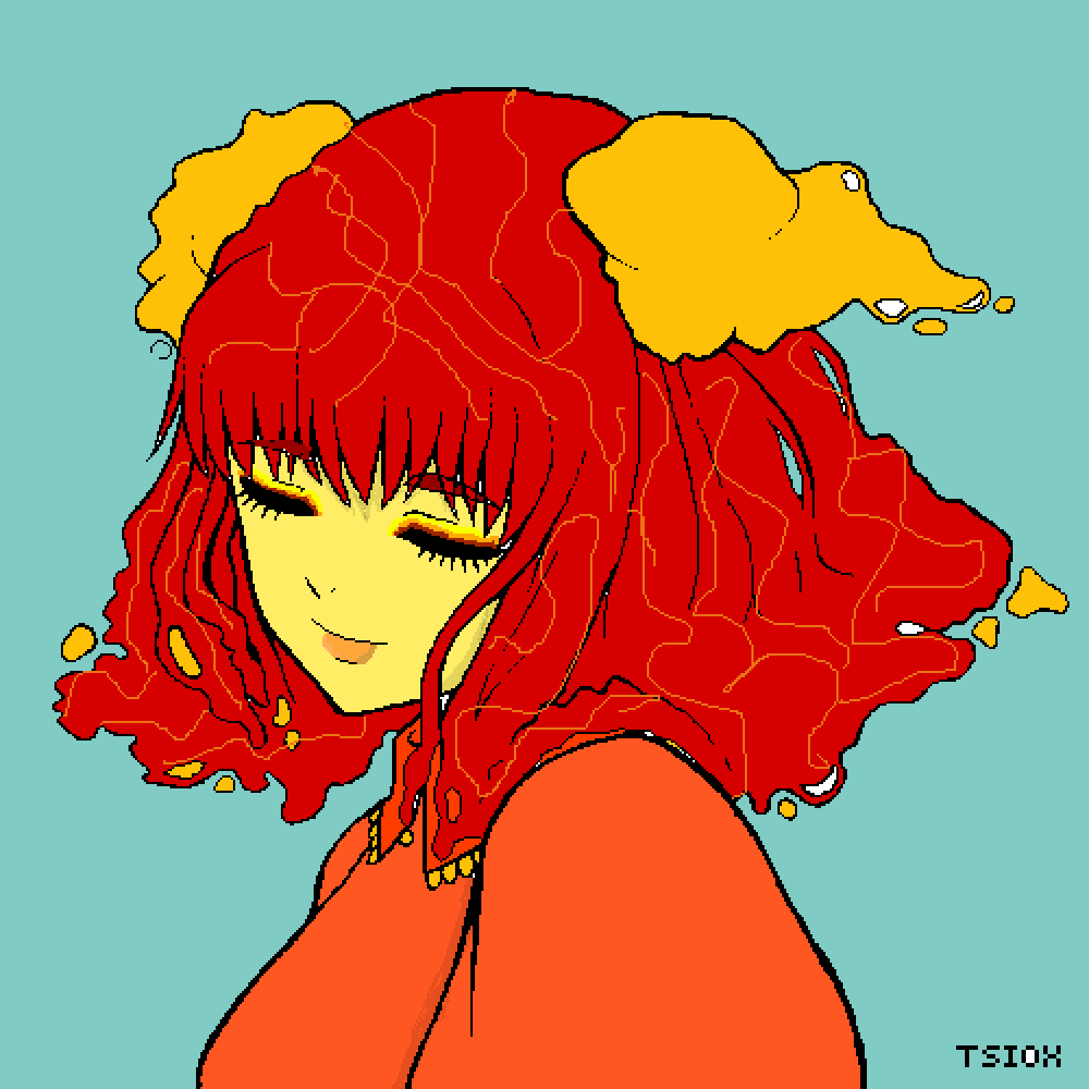 Editing magma girl - Free online pixel art drawing tool - Pixilart