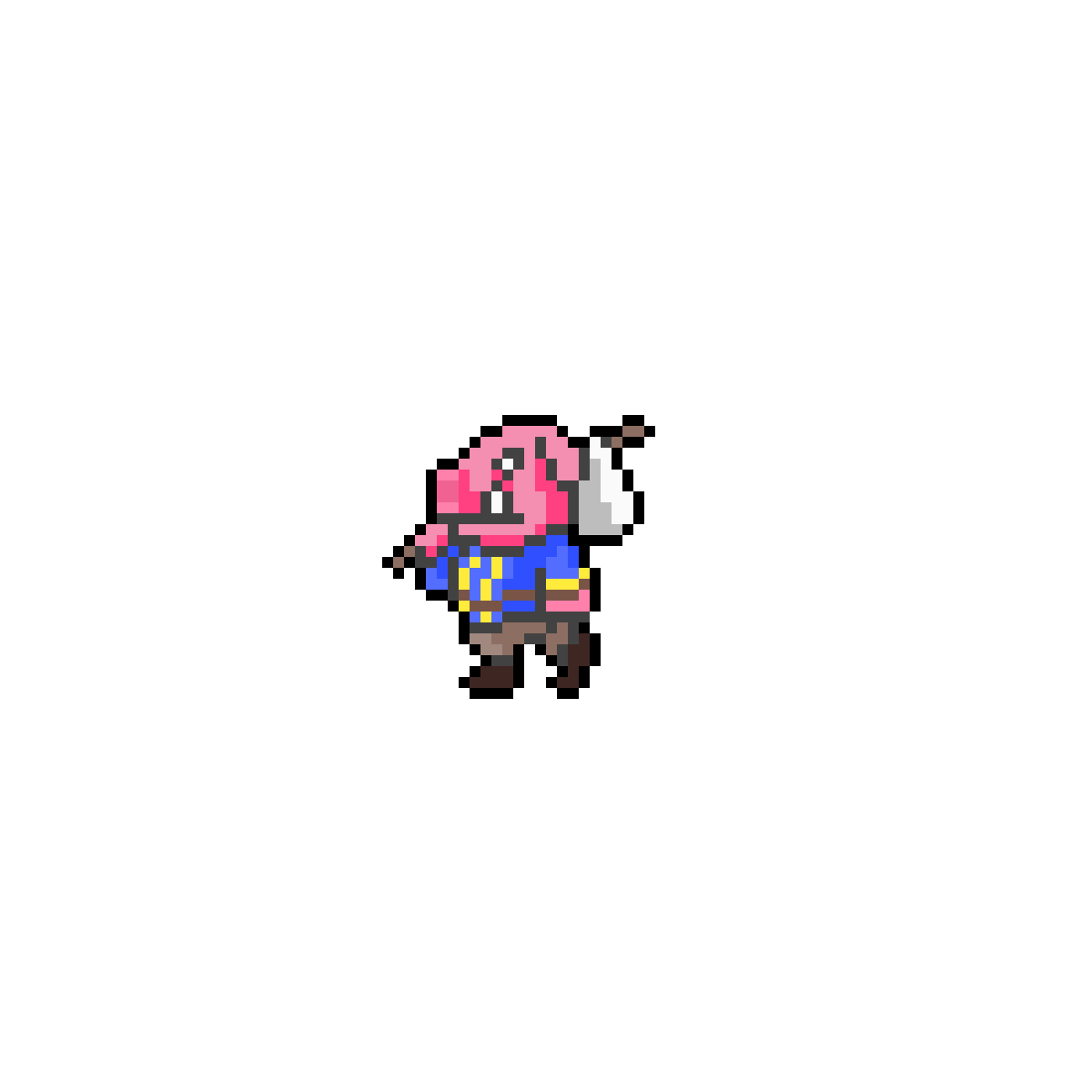 Pixilart - Pig Human by jojo-Pixelart