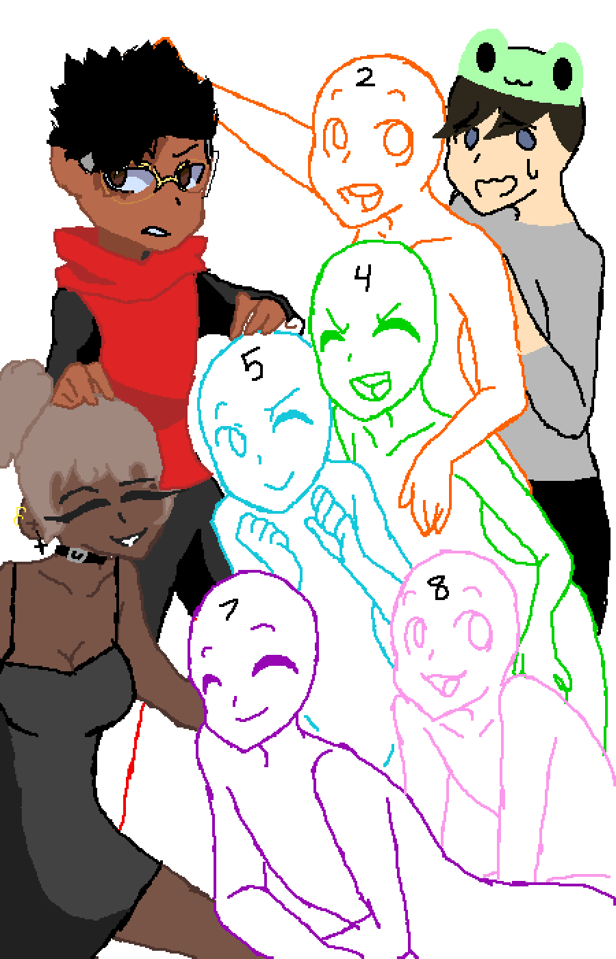 Editing Go ham - Free online pixel art drawing tool - Pixilart