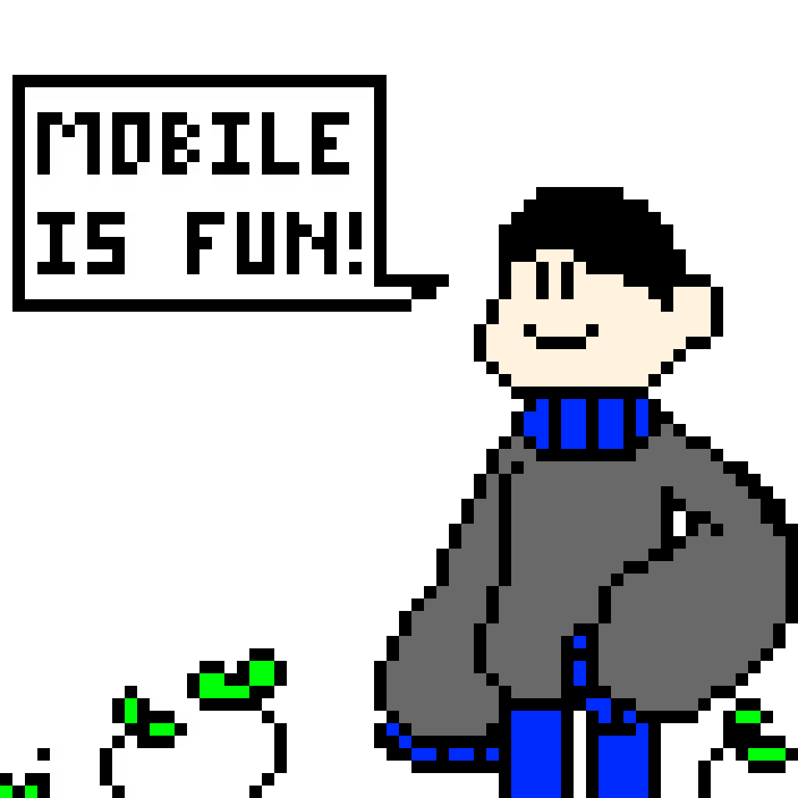 Pixilart - 3rd mobile drawing... by Lance0325