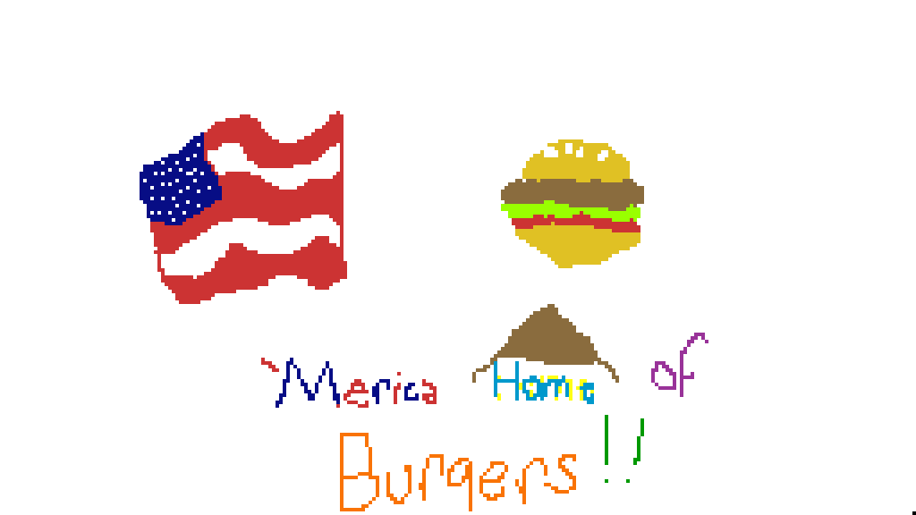 Editing 'Merica - Free online pixel art drawing tool - Pixilart