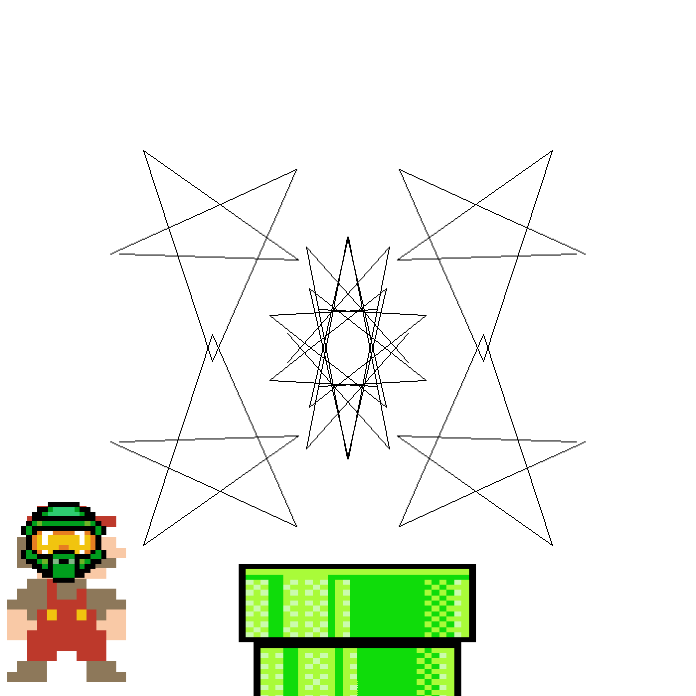 Pixilart - Mario in a nutshell by Douma-Though