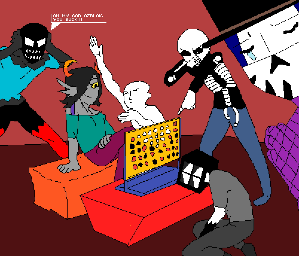Pixilart - connect four collab by TheDarkArtist