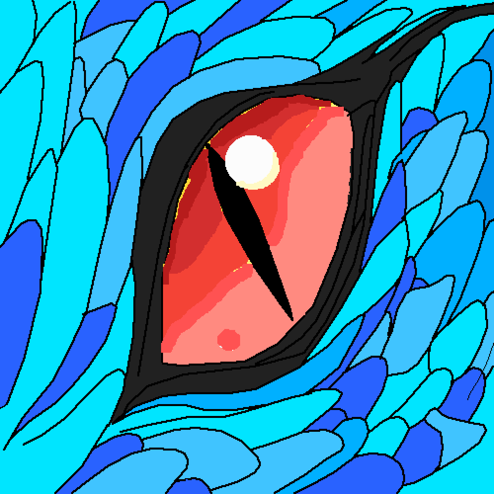 Editing Water Dragon Eye - Free online pixel art drawing tool - Pixilart