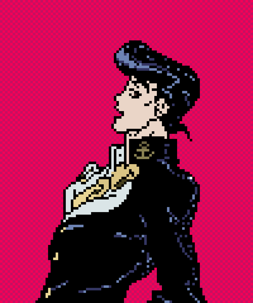 Pixilart - Josuke by Captain-Ampora