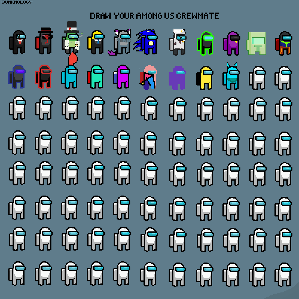 Editing Among us - Free online pixel art drawing tool - Pixilart