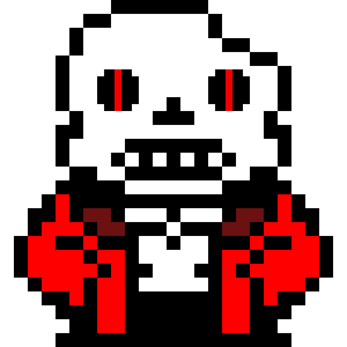 Pixilart - sans red by TiuNerdYT