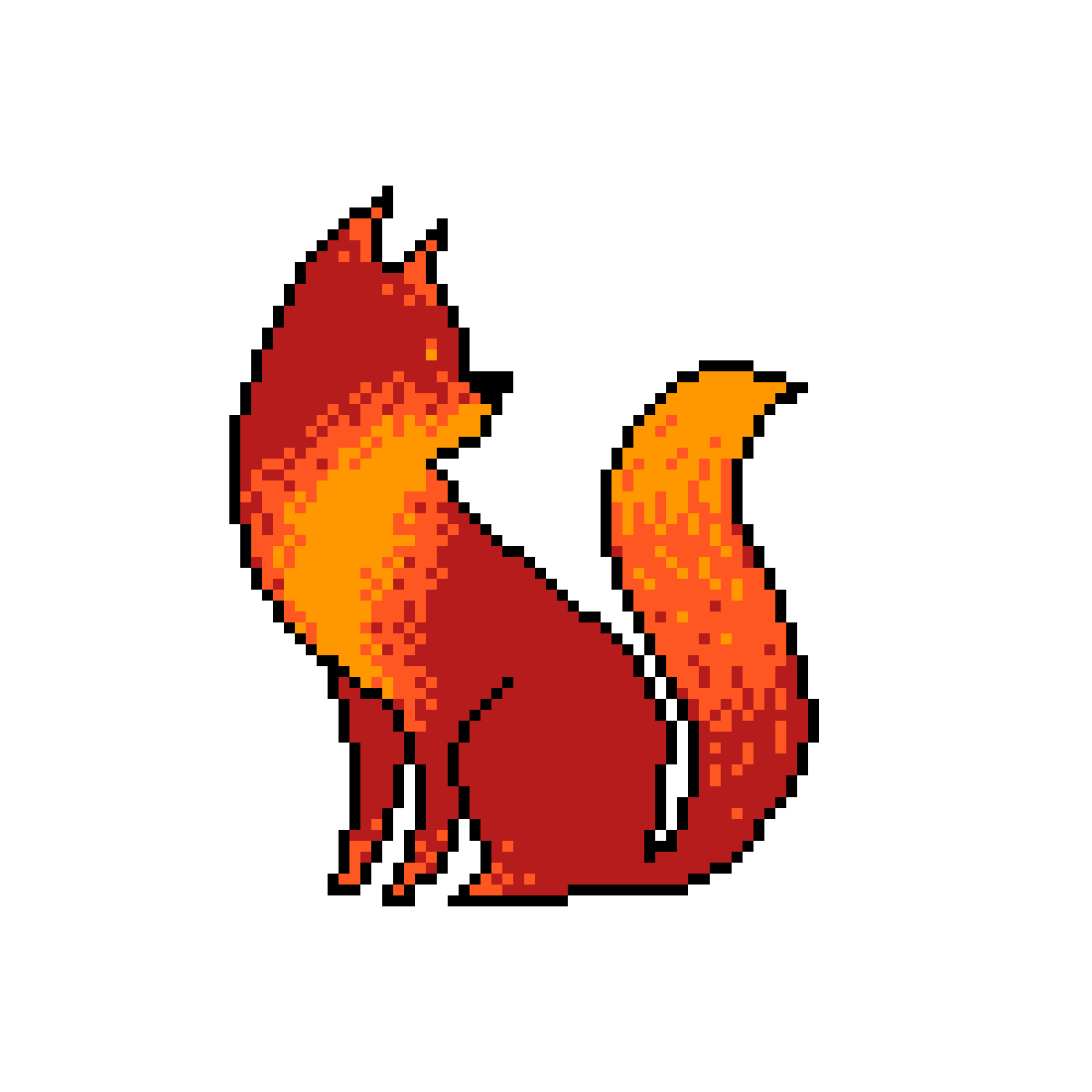 Pixilart - Quark Foxhound by TrickleAffinity