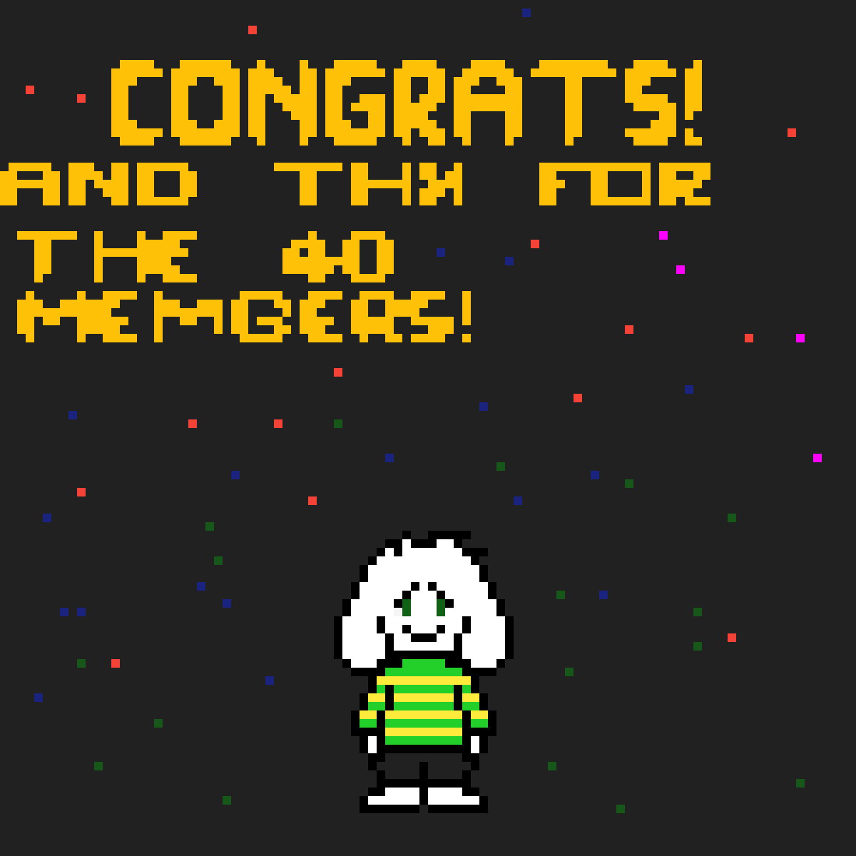 Pixilart - CONGRATS by MrTopHat
