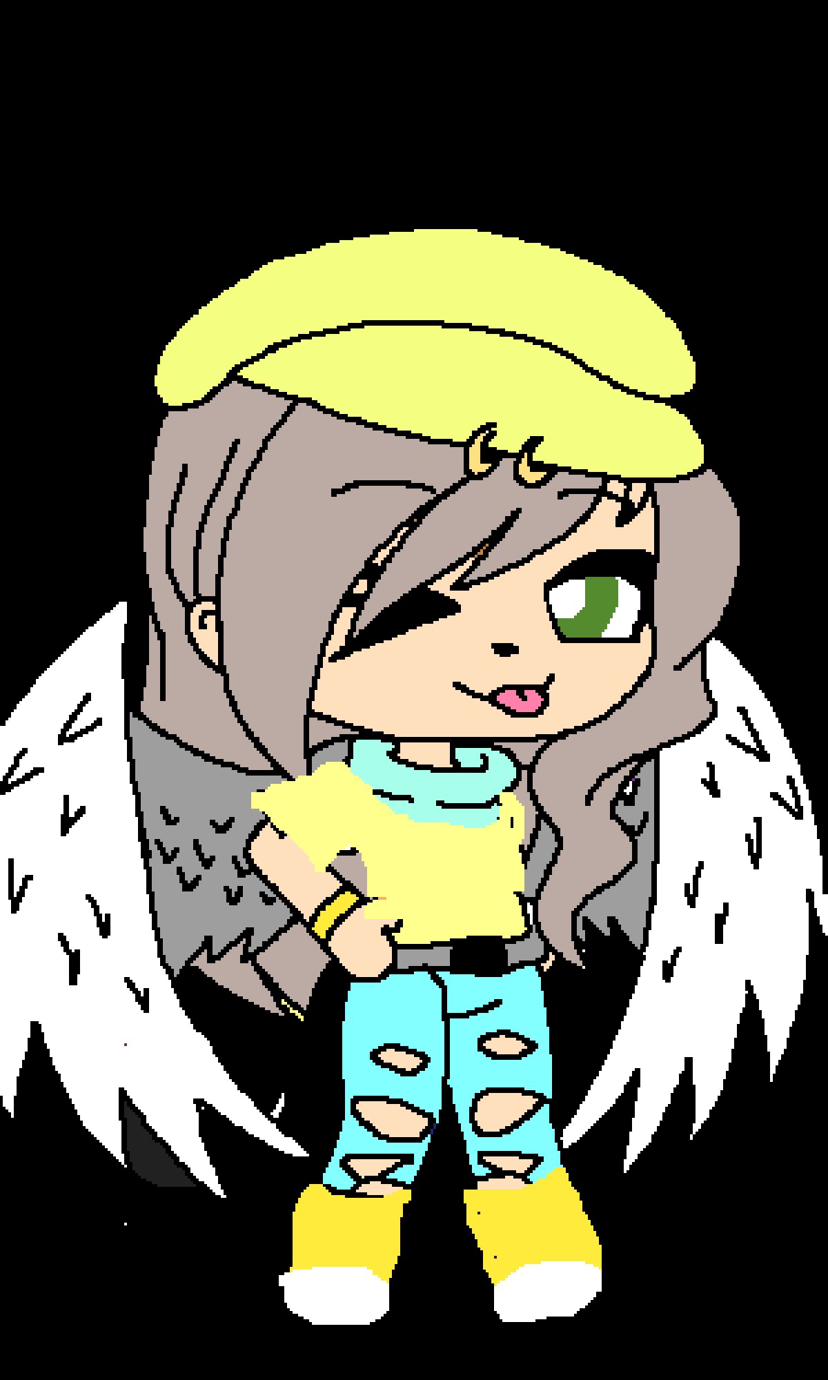 Pixilart - me as a gacha angel by Gb-im-afk